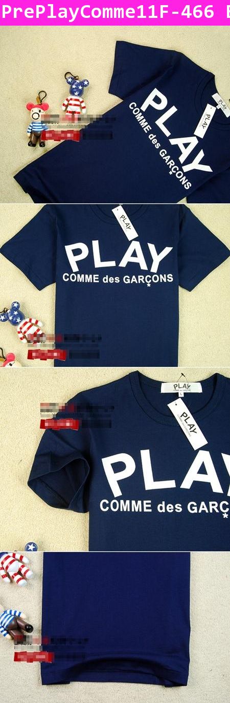 [Pre] เสื้อยืดแขนสั้น Play Comme สีกรมท่า [เสื้อผ้าเด็ก IdeaKidShop]